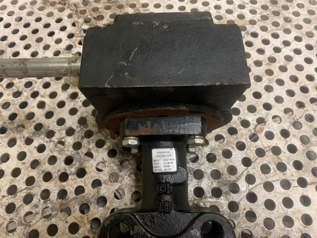 Stockham Gear Operated 10” Butterfly Valve LG722-BS3-E-M, Transamerican ...