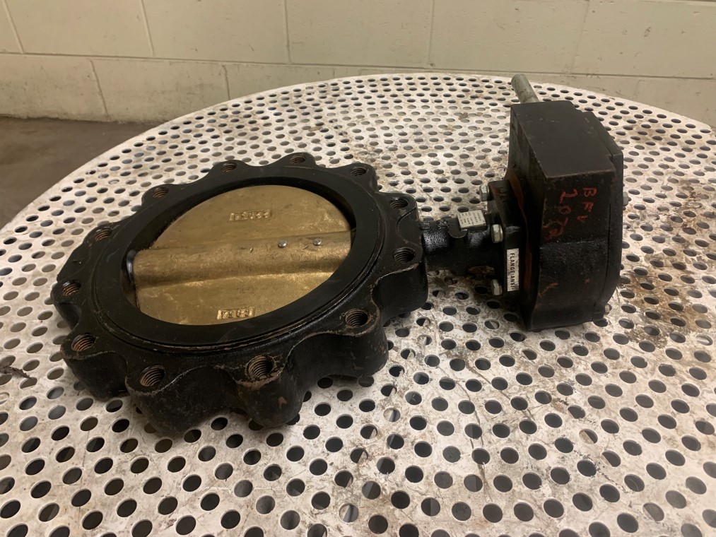 Stockham Gear Operated 10” Butterfly Valve LG722-BS3-E-M, Transamerican ...