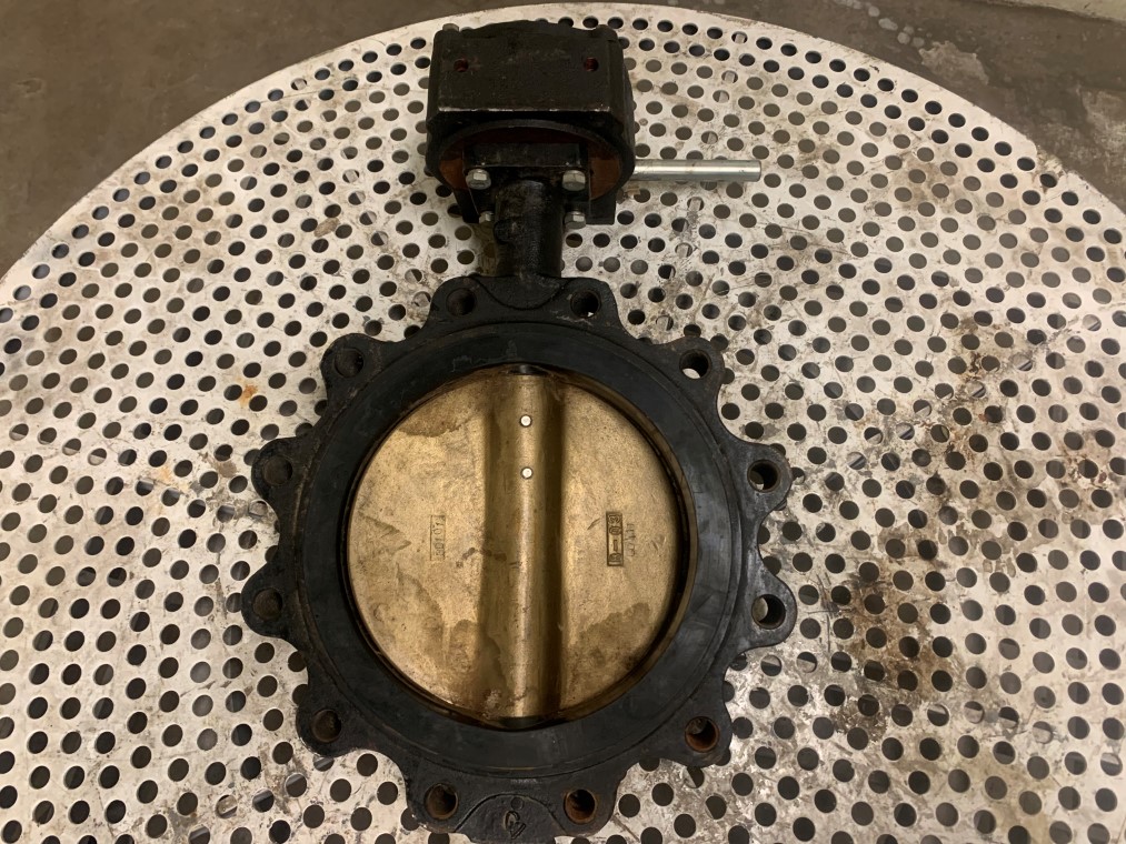 Stockham Gear Operated 10” Butterfly Valve LG722-BS3-E-M, Transamerican ...