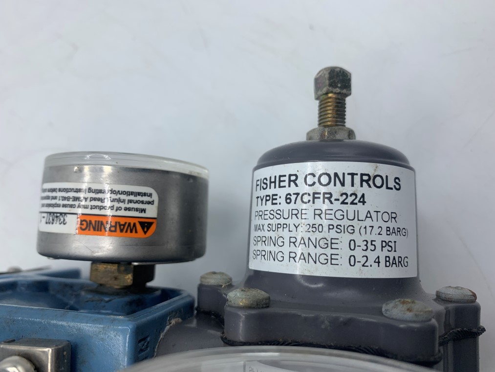 Fisher Current to Pressure Transducer 3311-DS1J1-K5-R1, 15 PSI ...