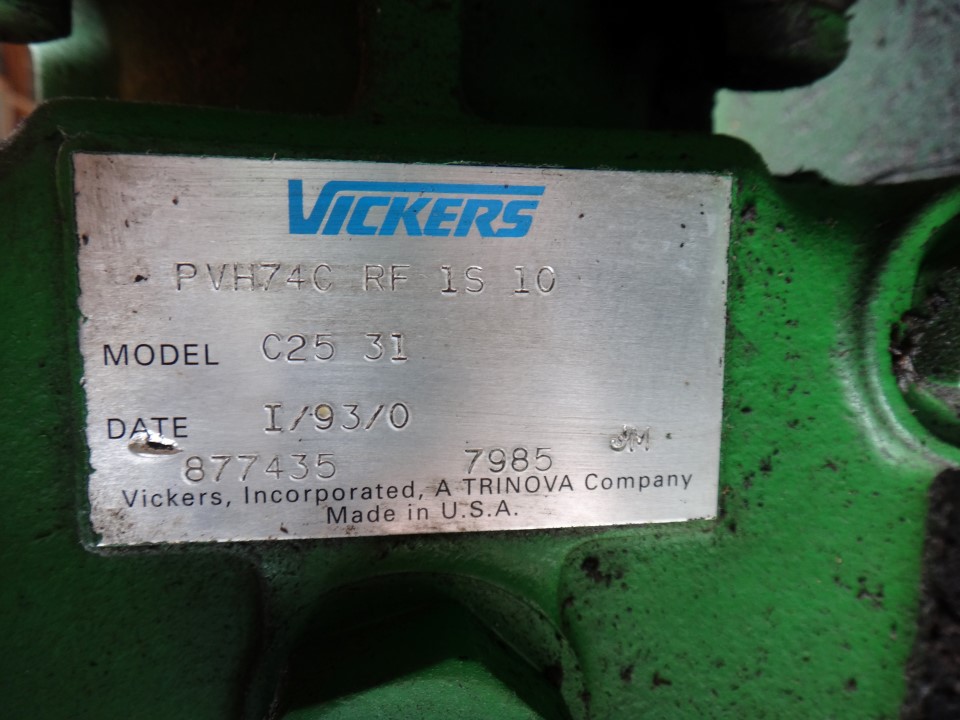 Vickers Model C25 31 Hydraulic Pumps and 30HP Motors, Transamerican ...
