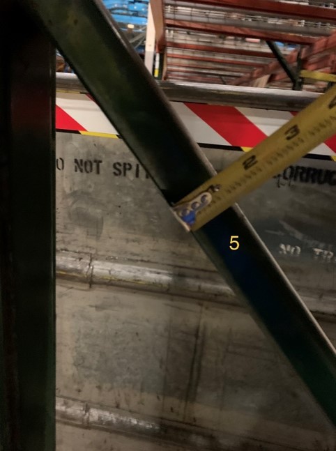 26’ x 44” Pallet Racking Upright Ridg-U-Rak, Transamerican Equipment ...