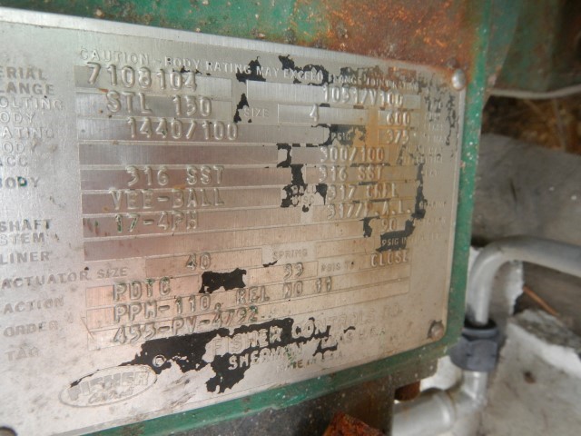 Fisher 40 Type 1051 Actuator, Transamerican Equipment Company