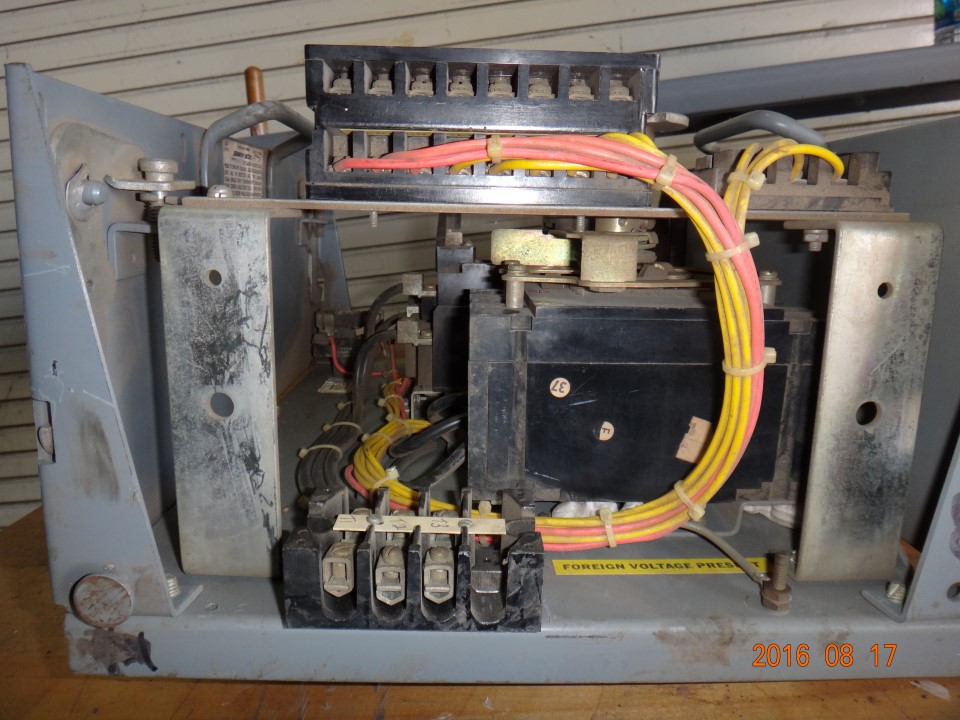 Cutler Hammer Size 2 9800 Unitrol MCC Bucket No door 25 HP 480 V ...