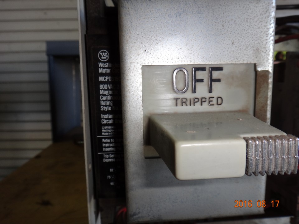 Westinghouse Type W Size 1 Motor Control Center, Transamerican ...